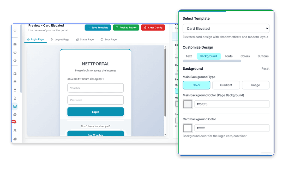 NettPortal - Network Management Platform
